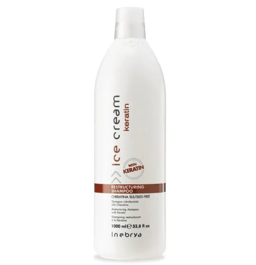 INEBRYA ICE CREAM KERATIN SHAMPOO 1000ML - alfariscosmetique
